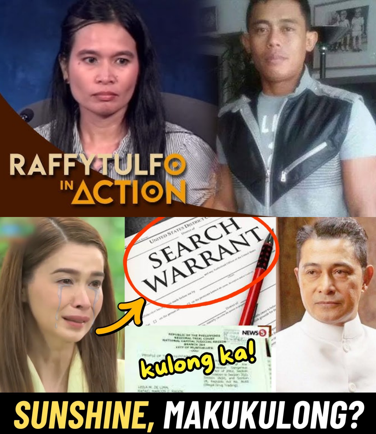 WARANT NG ARESTO MULA KAY CESAR MONTANO: NAG-AALAB NA LEGAL NA BAKBAKAN, SI SUNSHINE CRUZ ...
