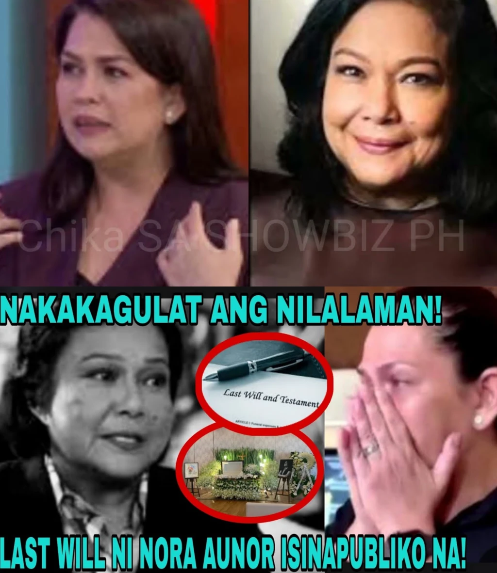 "HULING HABILIN NI NORA AUNOR, ISINAPUBLIKO NA! PAGKABIGLA NI LOTLOT DE ...