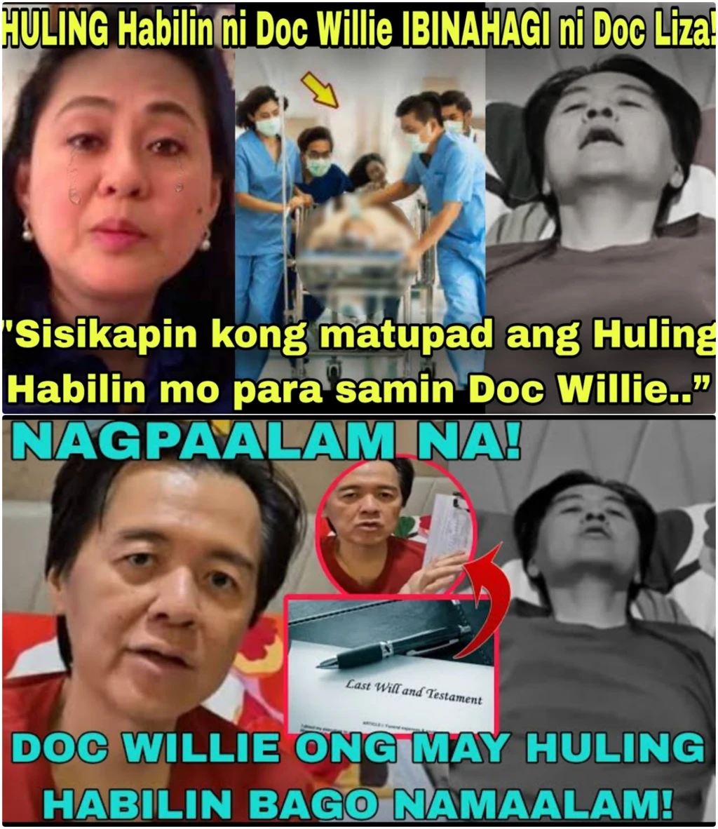 HULING HABILIN NI DOC WILLIE ONG: Humagulgol si Doc Liza sa Sakit ...
