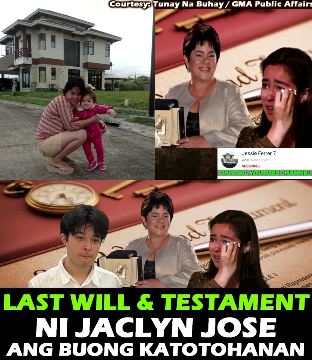 HULING HABILIN AT P280M LEGACY NI JACLYN JOSE: Ang Lihim na Pag-iyak ni ...