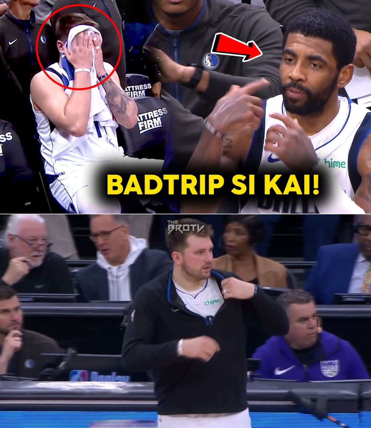 SIKLAB NG TENSYON SA MAVERICKS! BADTRIP SI KYRIE IRVING SA MAAGANG ...