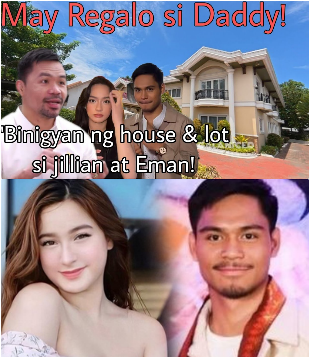 ANG MISTERIOSONG MANSYON NI PACQUIAO: REGALO BA SA PAG-IBIG NINA JILLIAN WARD AT EMAN, O ISANG ...