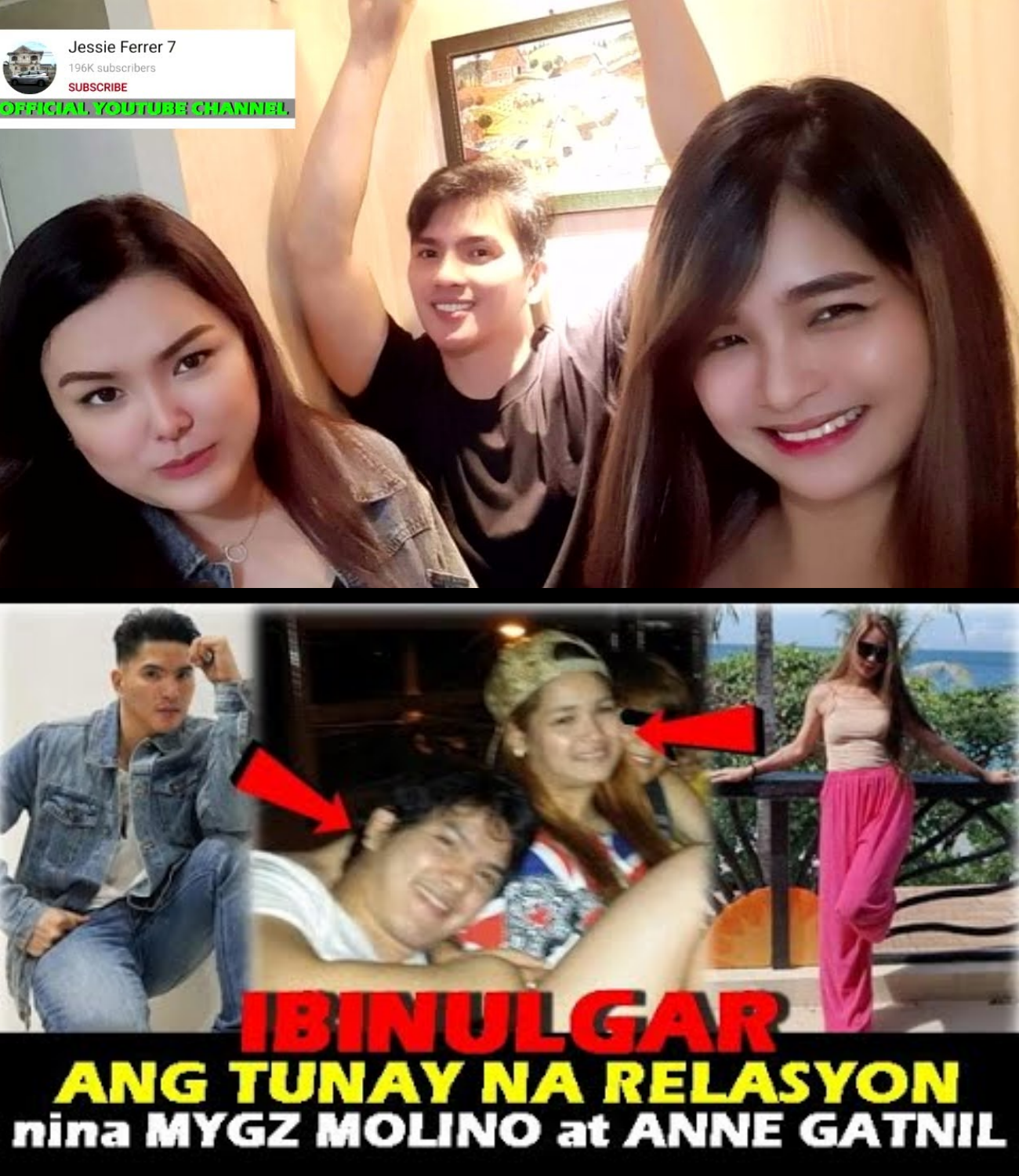 HINDI NA LIHIM! ANG TUNAY NA RELASYON NINA MYGZ MOLINO AT ANNE GATNIL ...